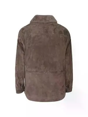 Pal Zileri Button-up Coat - Brown