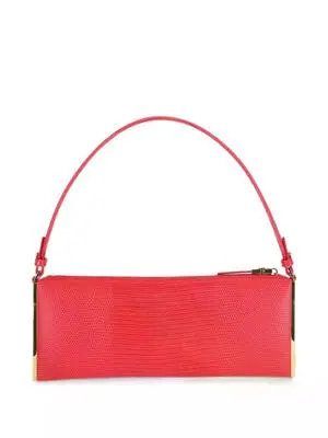 Elisabetta Franchi Lizard-effect Gold-tone Trim Shoulder Bag