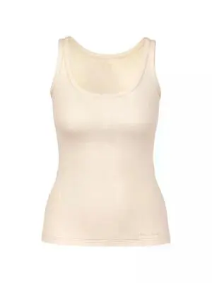 MARCCAIN Scoop-neck Ribbed Top - Neutrals