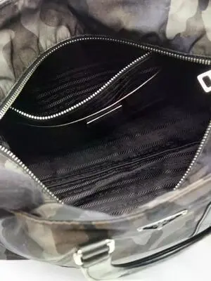 Prada 2000s Camouflage-print Handbag - Green