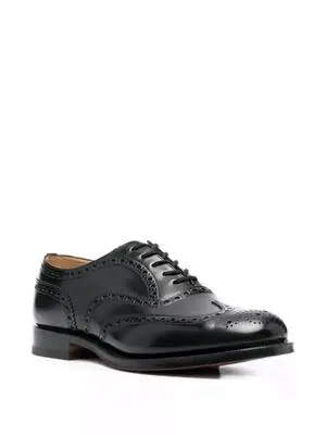 Church's Brogue Leather Shoes - Black