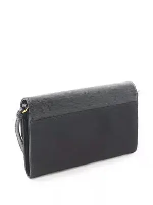 Prada 2010s Triangle Logo Shoulder Wallet