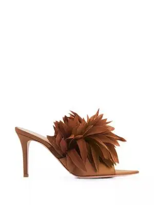 GIANVITO ROSSI Daniah Mules - Brown