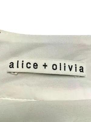 Alice + Olivia Pineapple-print Pleated Mini Skirt
