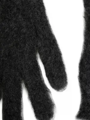 MAISON MARGIELA Brushed-knit Wool Gloves