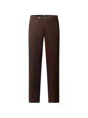 HACKETT LONDON Kensington Slim-fit Trousers - Brown