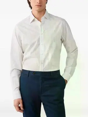 HACKETT LONDON Check-pattern Shirt - White