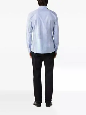 HACKETT LONDON Stripe Cotton Shirt - Blue
