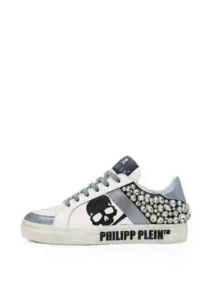 Philipp Plein Low-top Sneakers Skull Stones - White