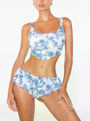 GOD SAVE QUEENS Muse Bikini Top - White