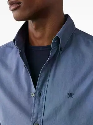 HACKETT LONDON Embroidered-logo Shirt