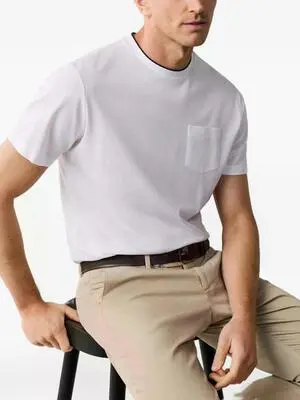 HACKETT LONDON Mercerised Pique-cotton T-shirt