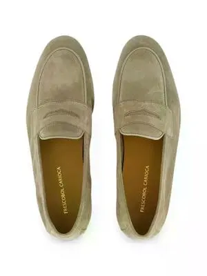 Frescobol Carioca Leme Suede Loafers