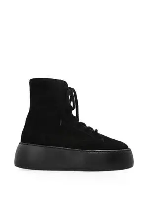 Agl Vibe Lowboot Platform Ankle Boots - Black