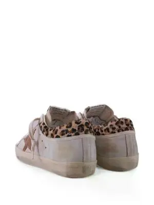 GOLDEN GOOSE Super-star Leopard-print Sneakers