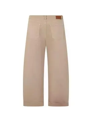 P.a.r.o.s.h Wide-leg Turned-up Trousers