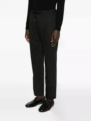 Herno Drawstring-waist Pleated Trousers