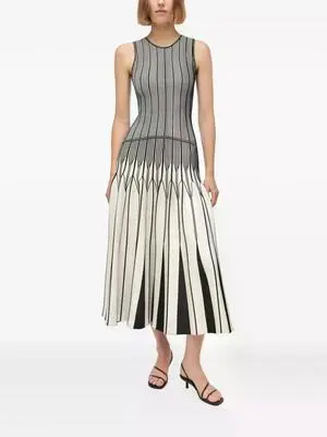 Simkhai Oaklen Illusion Knit Midi Dress