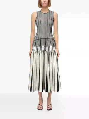 Simkhai Oaklen Illusion Knit Midi Dress
