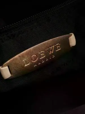 Loewe 2000s Anagram Handbag - Neutrals