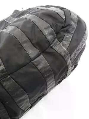 Prada 2000s Striped Leather Handbag