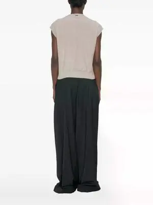 Herno Sequin-embellished Cap-sleeve Vest