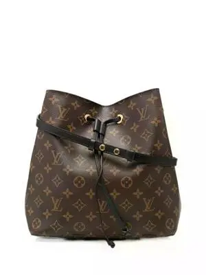 LOUIS VUITTON 2017 Monogram Neonoe Mm Bucket Bag - Brown