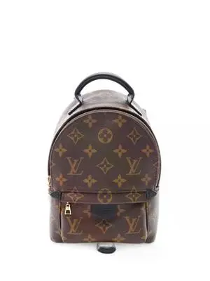 LOUIS VUITTON 2020 Palm Springs Monogram Backpack - Brown