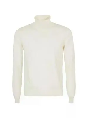 Tagliatore Miles Roll-neck Sweater - Neutrals
