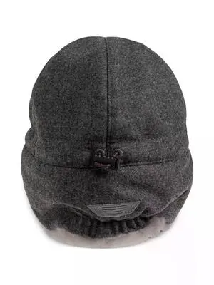 Sease Ear-flap Peaked Cap - Grey
