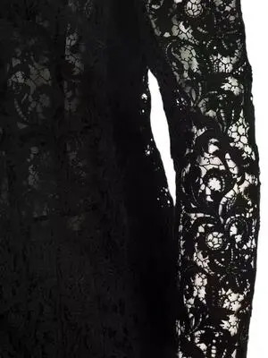 Fendi Macramé Lace Off-the-shoulder Dress