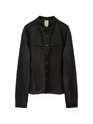SAN263-1 Waxed-finish Embroidered Shirt