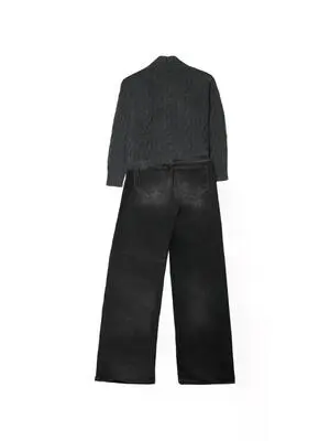 HAIKURE Janice Faded-effect Jumpsuit - Grey