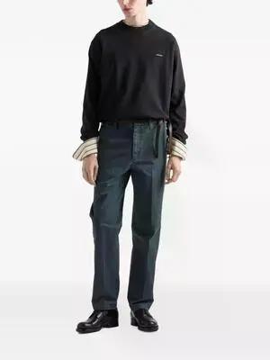 Prada Long-sleeved Cotton T-shirt