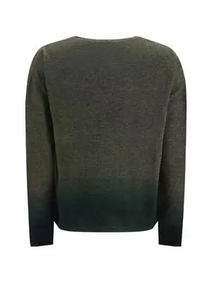 MIRROR IN THE SKY Gradient-dyed Crew-neck Sweater