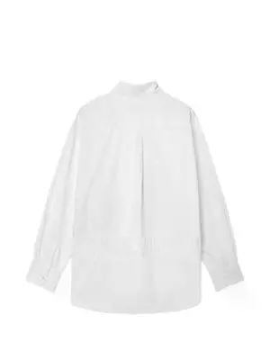SAGE NATION Fossil Ruched-panel Shirt