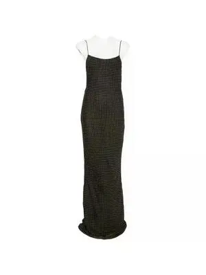 Andamane Ninfea Polka-dot Maxi Dress - Black