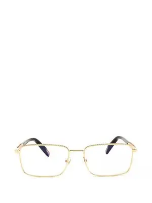 Chopard Tone Rectangle Eyeglasses - Gold