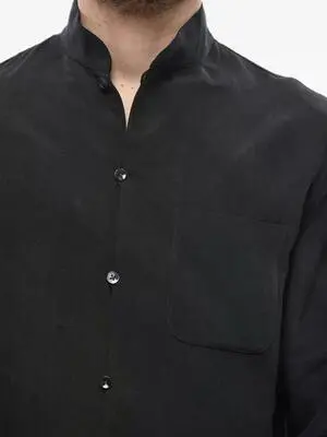 UMIT BENAN Francis Mandarin-collar Shirt