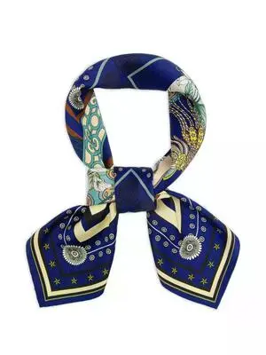Shanghai Tang A Winning Hand Foulard - Blue