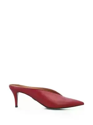 Stella McCartney Pointed-toe V-cut Heeled Mules