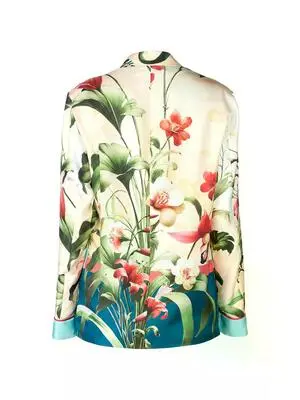 F.R.S FOR RESTLESS SLEEPERS Floral-print Double-breasted Jacket