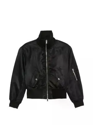 THE FRANKIE SHOP Storm Zip-up Bomber Jacket - Black