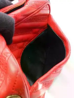 Balenciaga Leather Quilted Logo Shoulder Bag