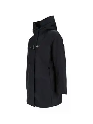FAY Toggle Hooded Coat - Black