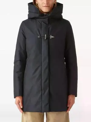 FAY Toggle Hooded Coat - Black