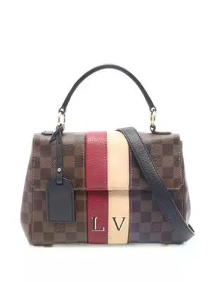 LOUIS VUITTON 2018 Bb Bond Street Damier Ebene Tote Bag - Brown