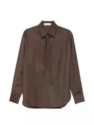THE FRANKIE SHOP The Frankie Shop Peri Button-Fastening Long-Sleeve Shirt