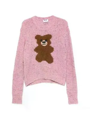 Moschino Teddy Bear Round-neck Sweater