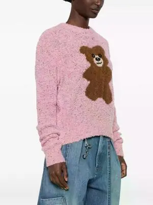 Moschino Teddy Bear Round-neck Sweater